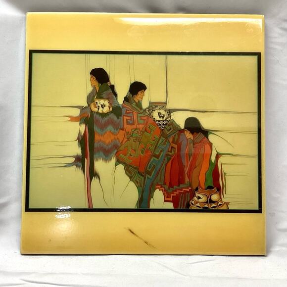Vintage | Art | Vintage Amado Pena Tile Wall Art | Poshmark